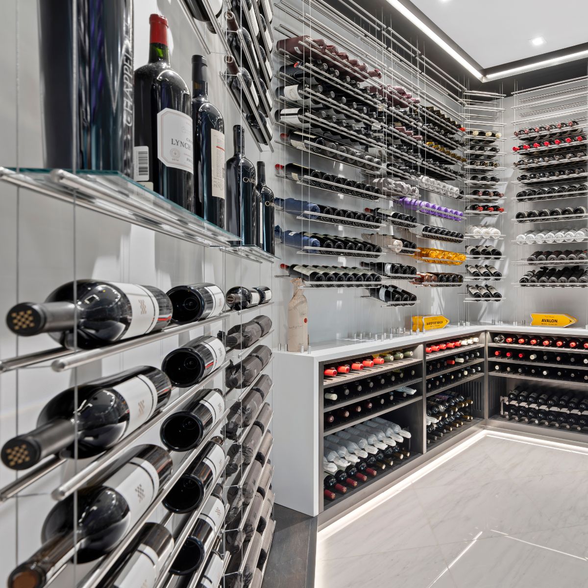 Label Line - Cable Wine Racks - Genuwine Cellars Reserve