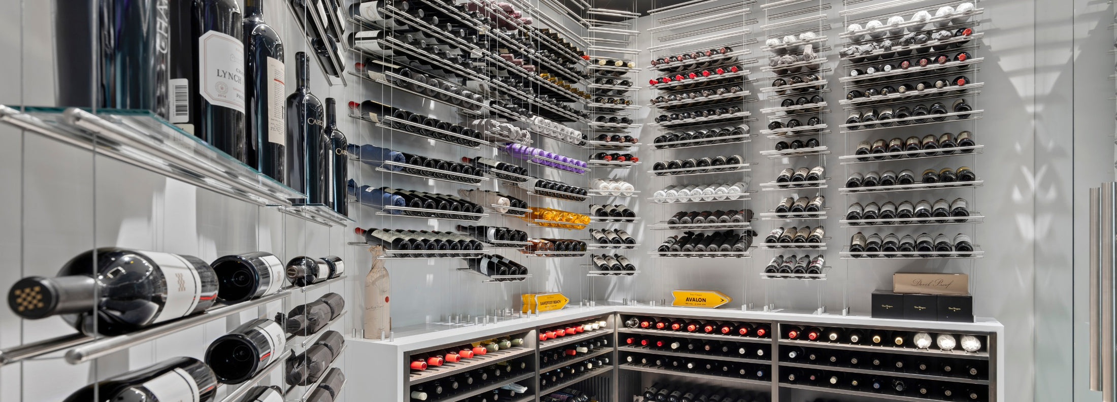 Label Line - Cable Wine Racks - Genuwine Cellars Reserve